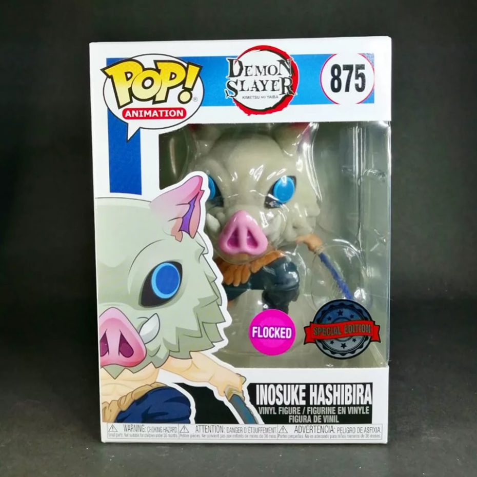 Inosuke Hashibira (Flocked/Peludo) 875 Funko Pop - $17.990 - Popsiacaso